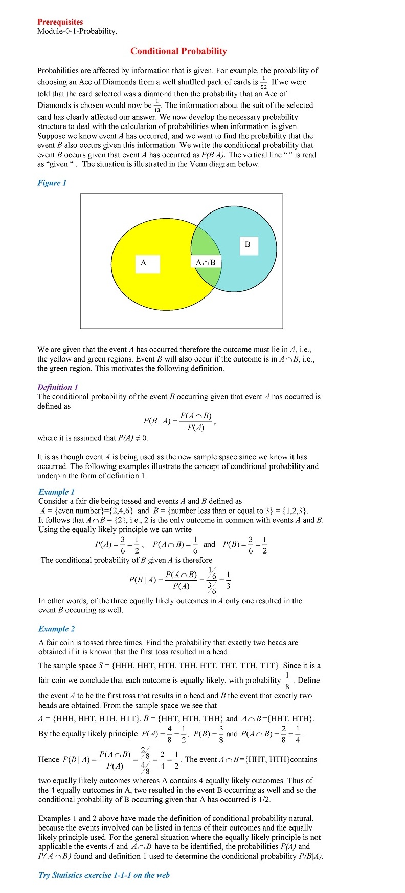 Stats – Level 1 – Maths Tutor